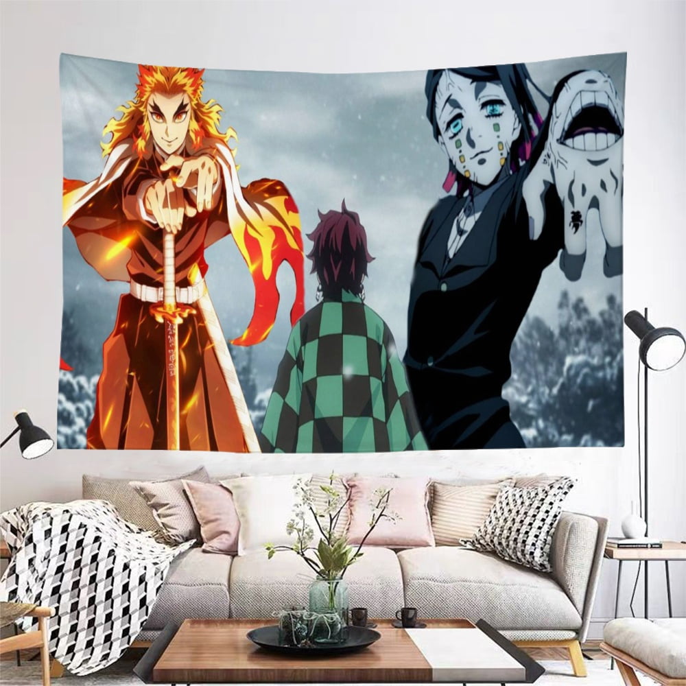 Demon Slayer Tapestry Classics Banner for Bedroom,Living Room,Dorm (70 ...