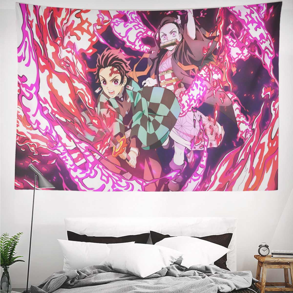 Demon Slayer Tapestry Gift Wall Hanging Backdrop for Room Bedroom Girls ...