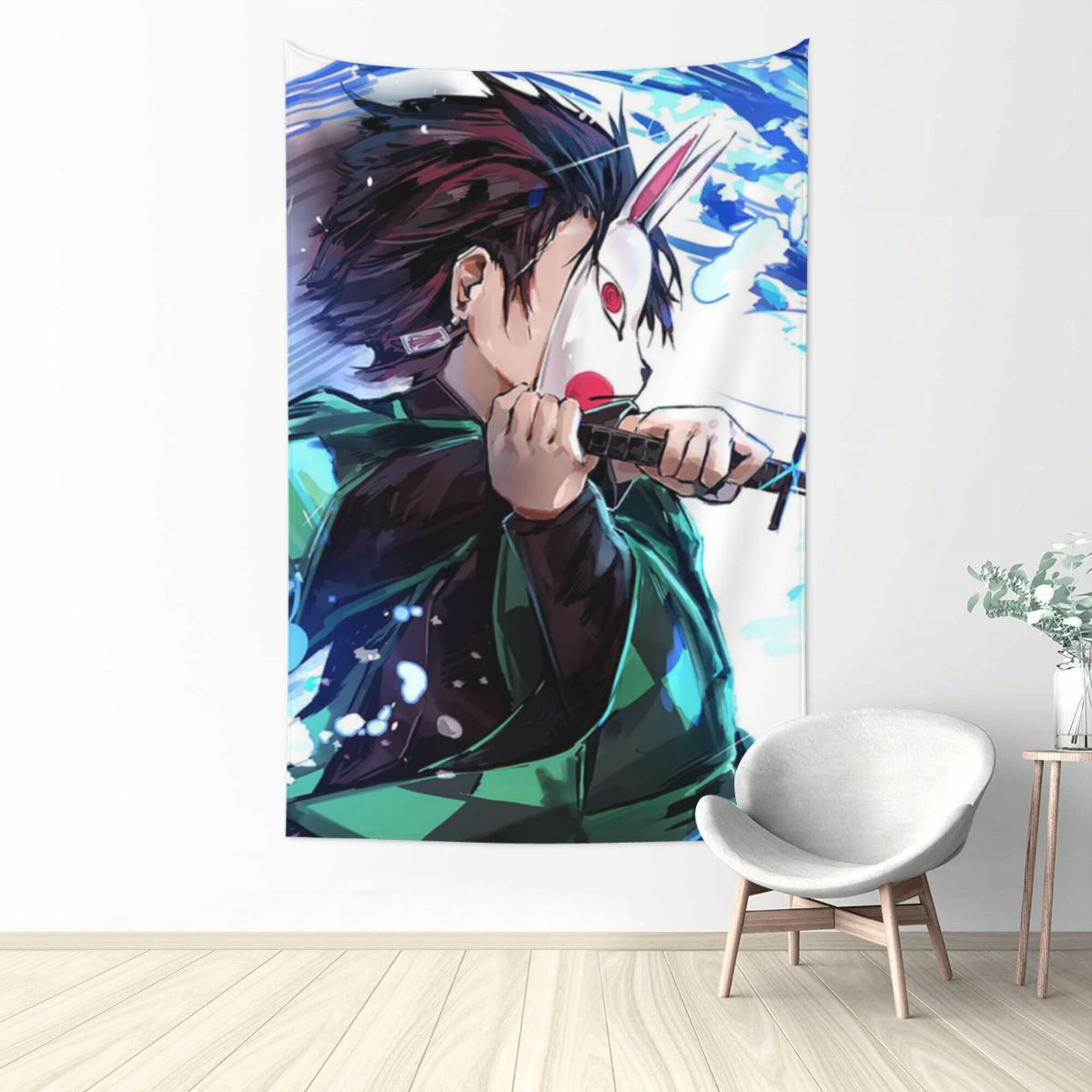 Demon Slayer Tapestry Poster Printing Wall Hanging Tapestries Wall Art ...