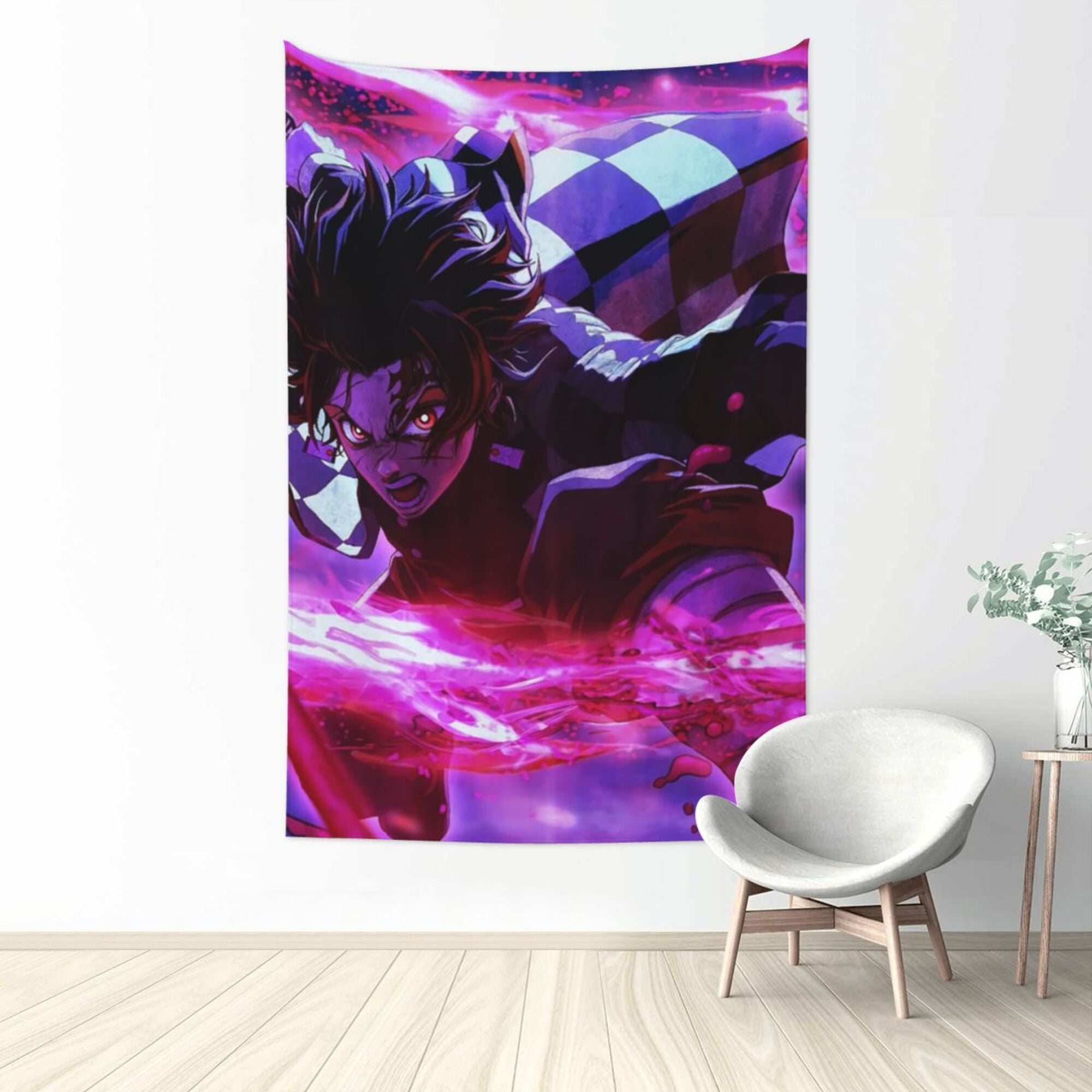 Demon Slayer Tapestry Poster Printing Wall Hanging Tapestries Wall Art ...