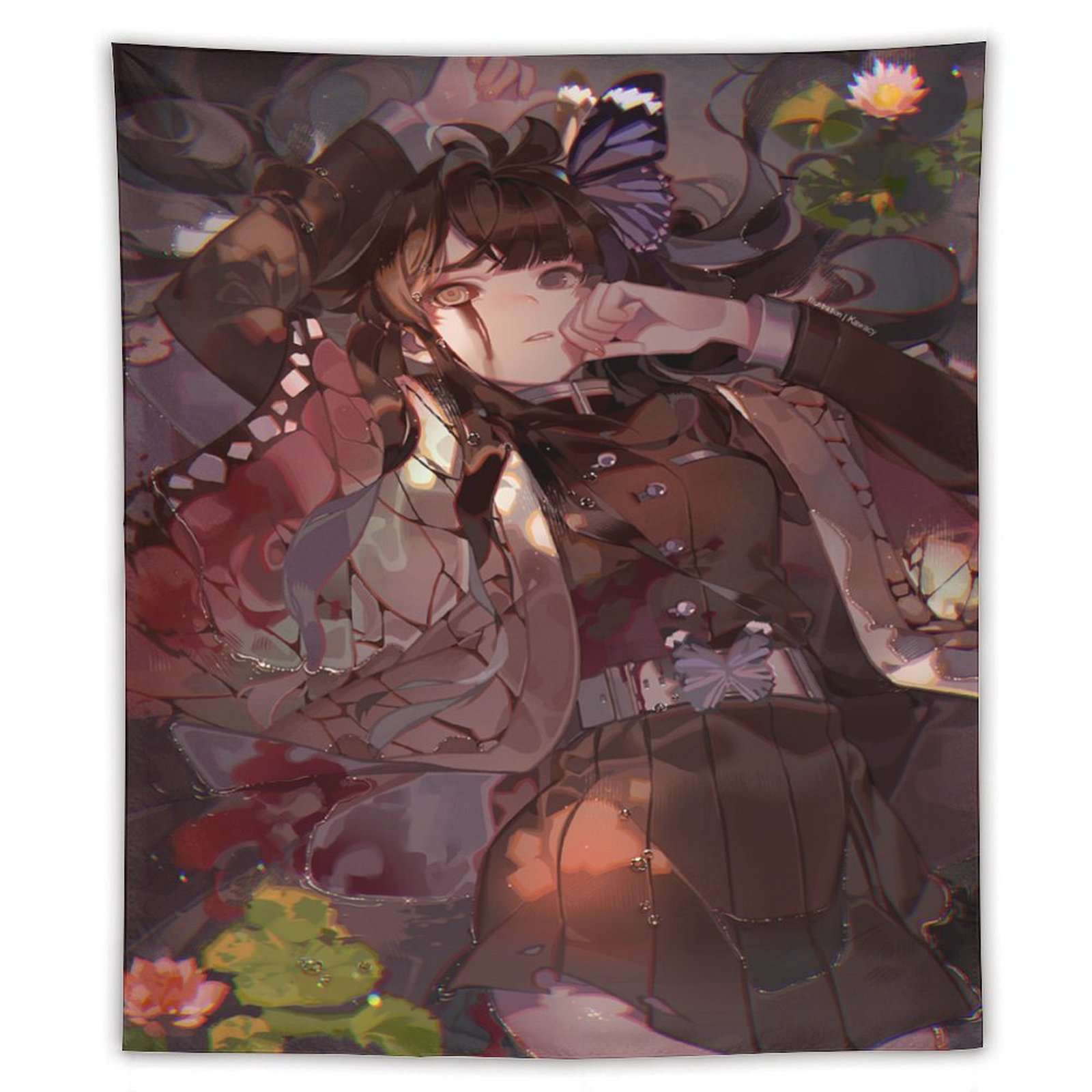 Demon Slayer Tapestry Tanjiro Nezuko Kocho 50"x60" in - Walmart.com