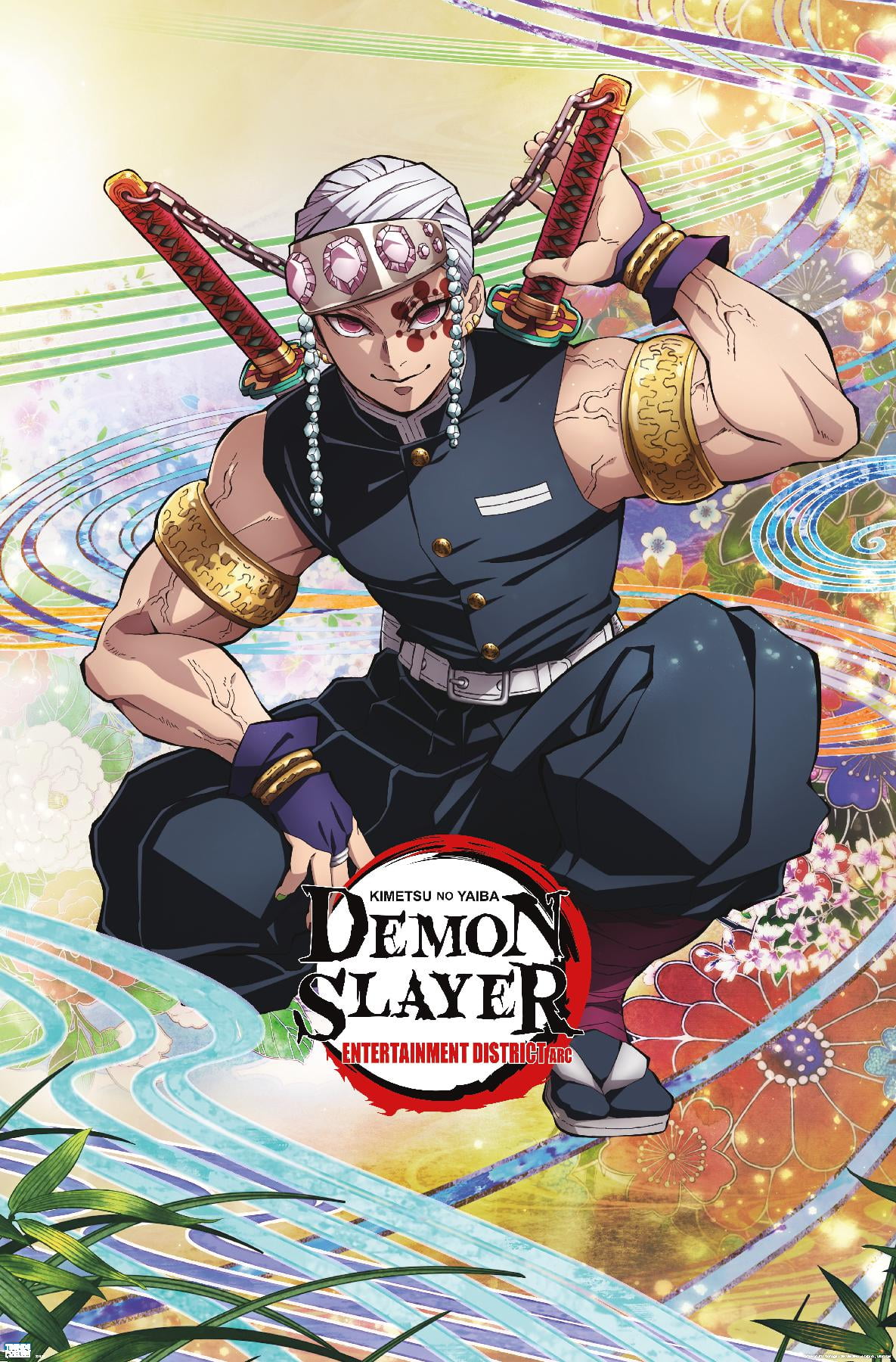 Demon Slayer - Tengen Uzui One Sheet Wall Poster, 22.375" x 34 ...