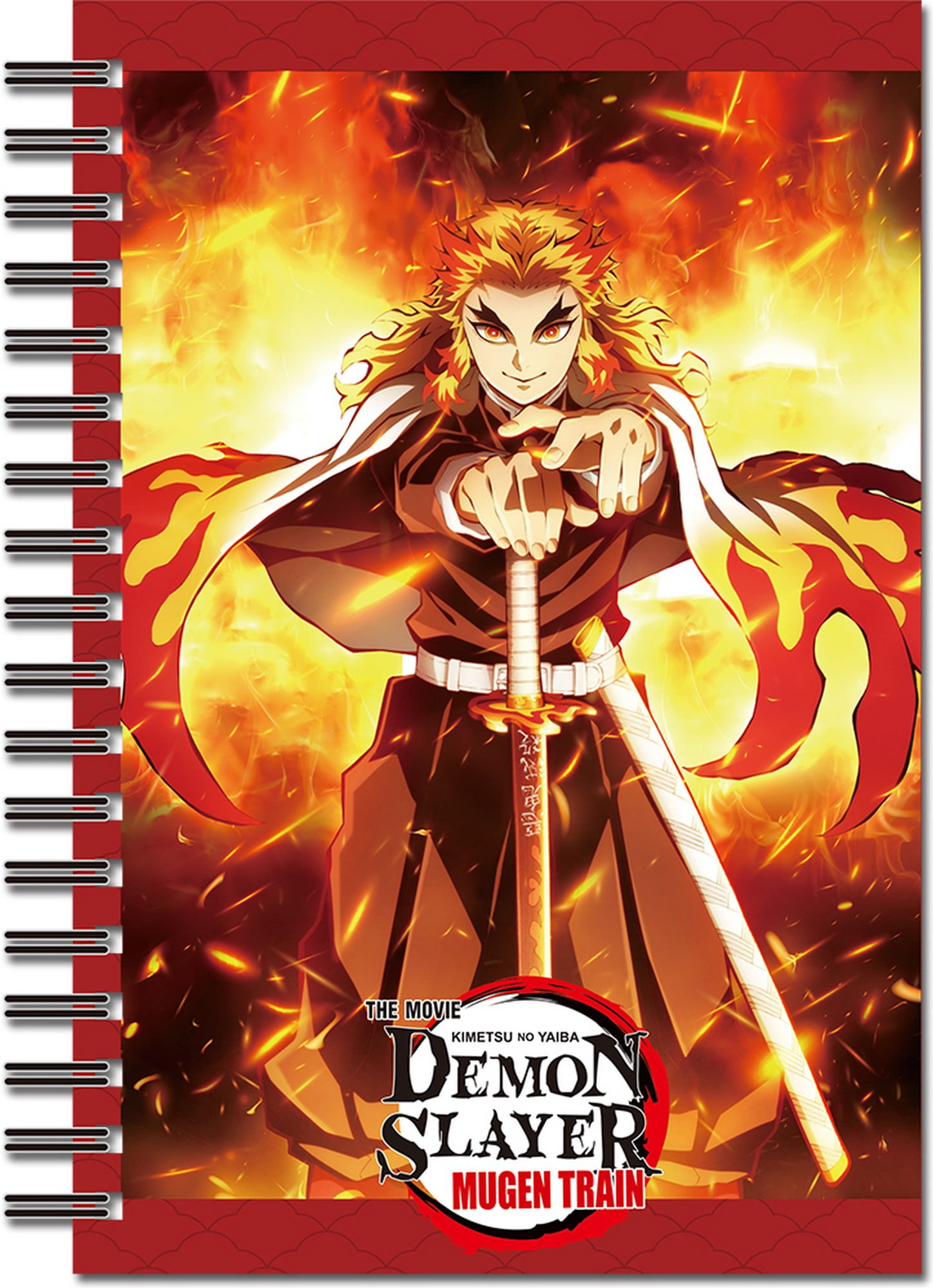 Demon Slayer The Movie: Mugen Train - Key Art #3 Hardcover Notebook ...