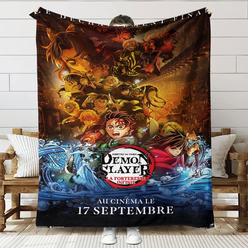 Demon Slayer Throw Blanket Gifts for Fans Lover Girls Boys Women ...