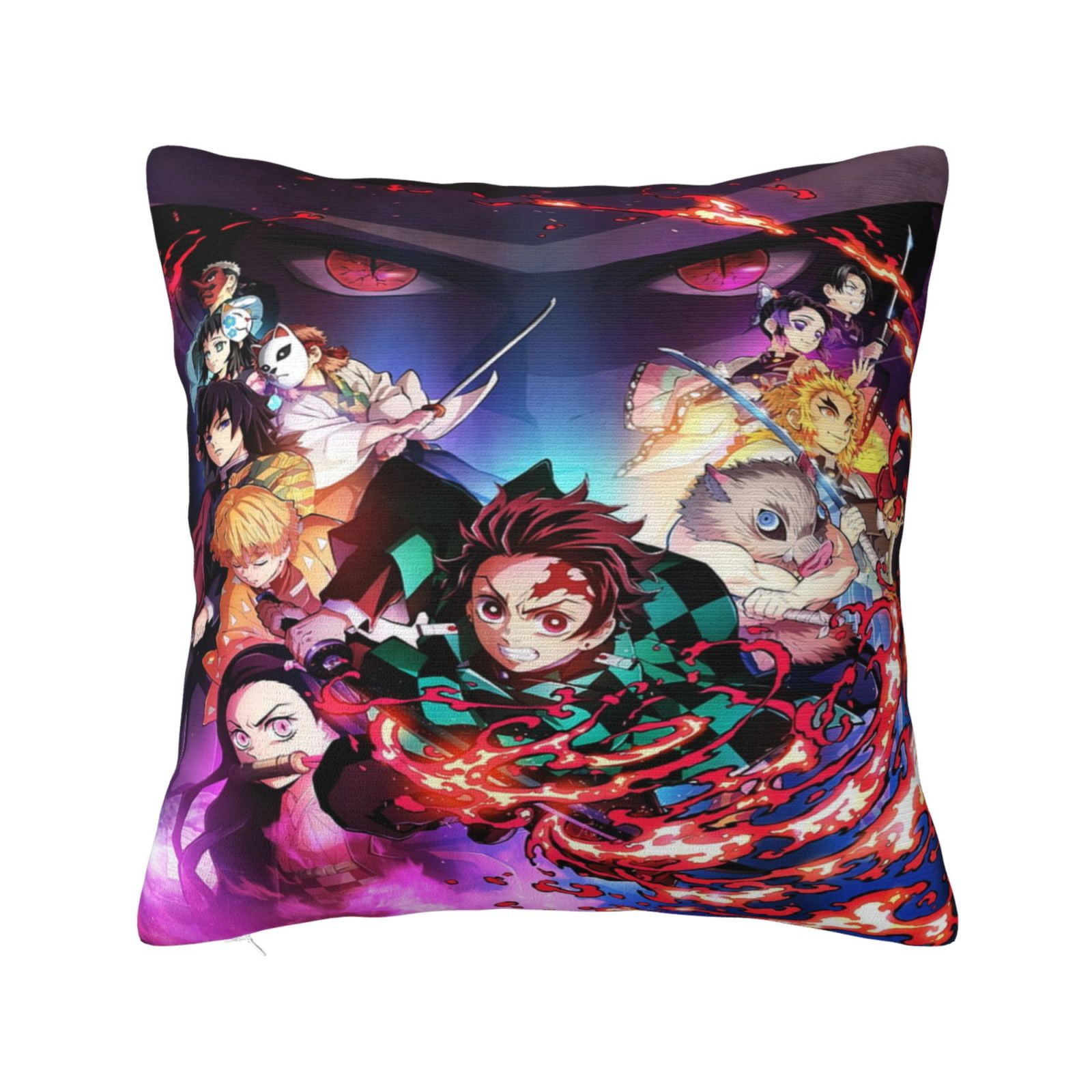 Demon Slayer Throw Pillow Cover Decoration Pillow Case Cushion Home ...