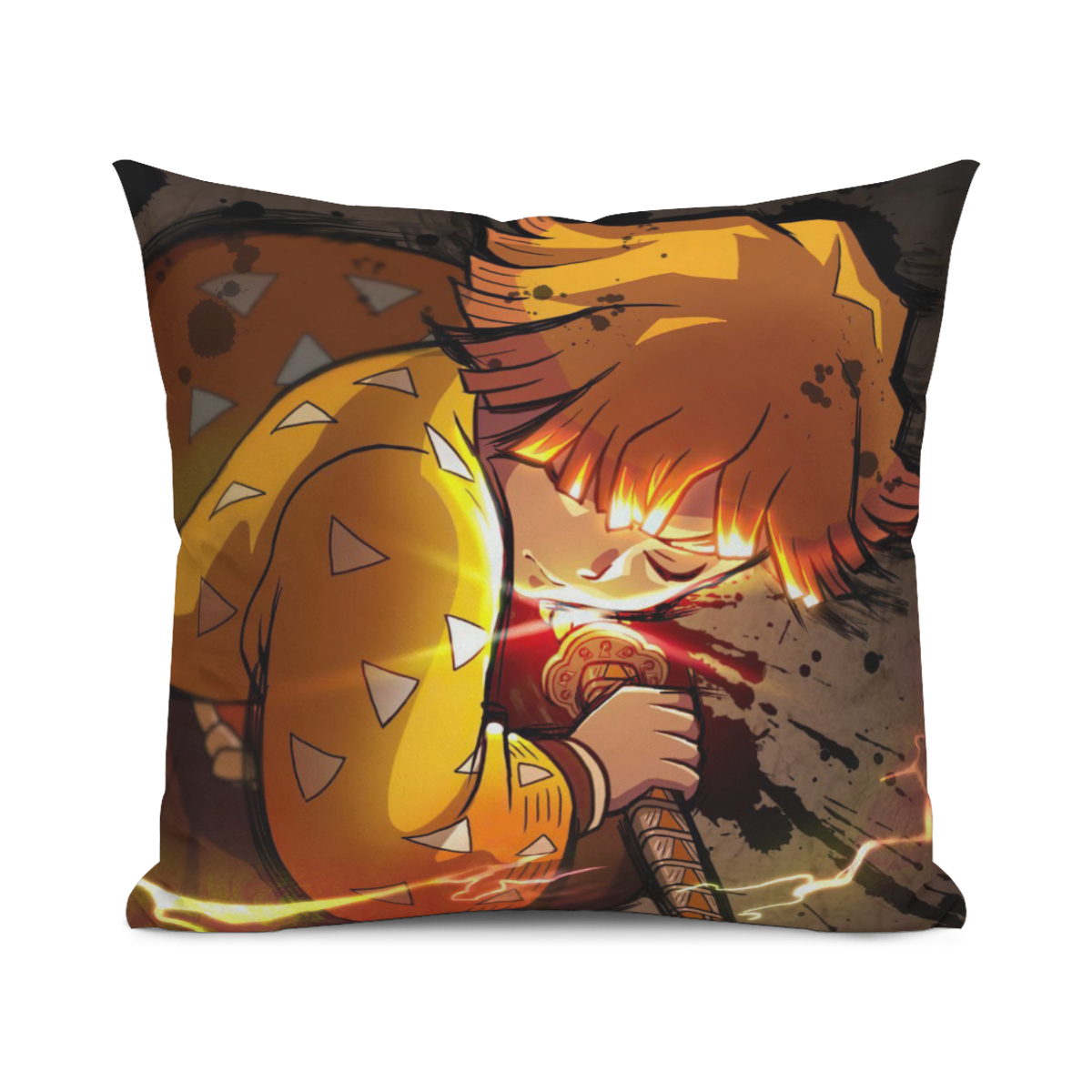 Demon Slayer Throw Pillowcase Anime Pillow Cover Cartoon Collages ...