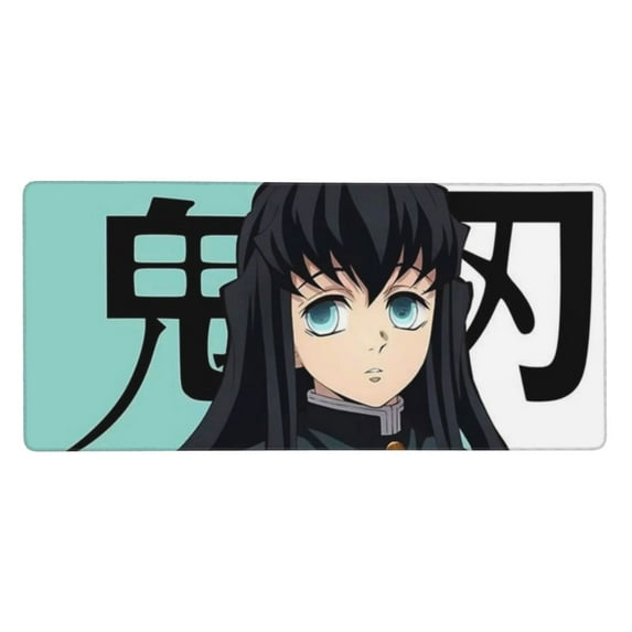 Demon Slayer Tokito Muichiro Gaming Keyboard Pad 16x35.5 Inch Desk Mat ...