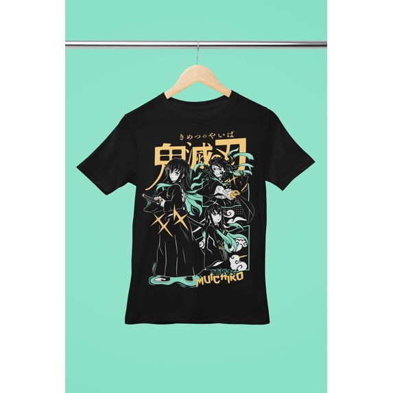 Demon Slayer Tokito Muichiro T-Shirt, Mist Hashira Anime Graphic Tee ...