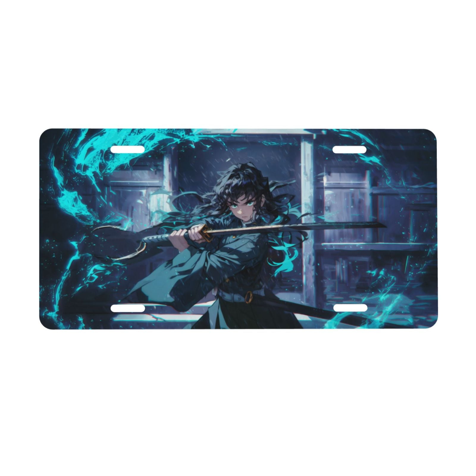 Demon Slayer Tokitou Muichirou License Plate, Car Front License Plates ...