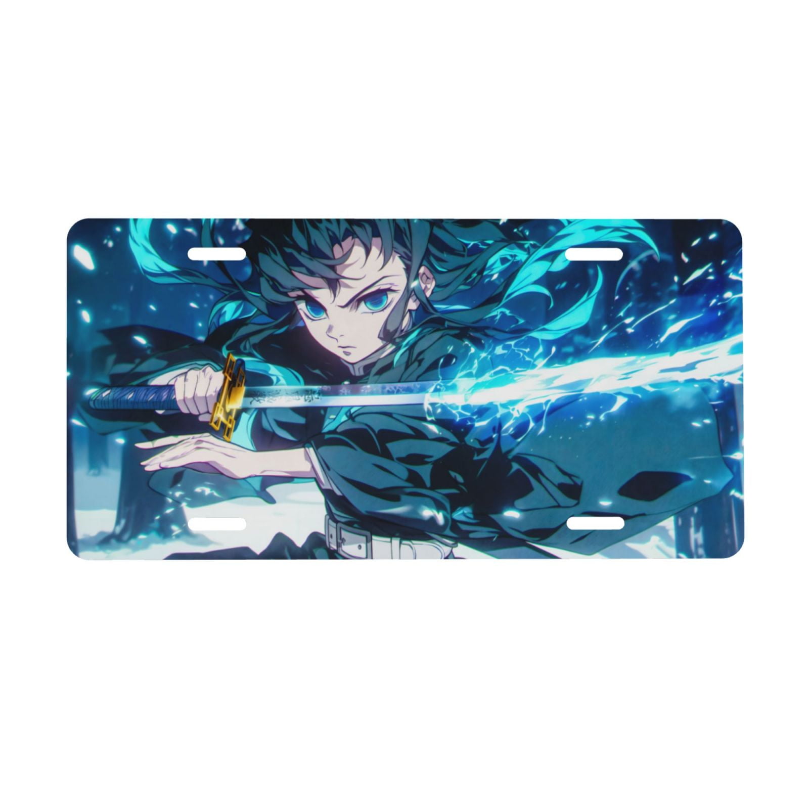 Demon Slayer Tokitou Muichirou License Plate, Car Front License Plates ...
