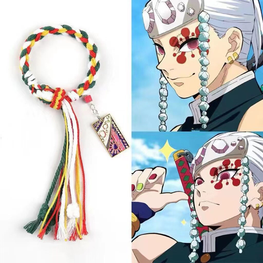 Demon Slayer Tokitou Muichirou Rengoku Kyoujurou Giyu Tomioka Bracelet ...