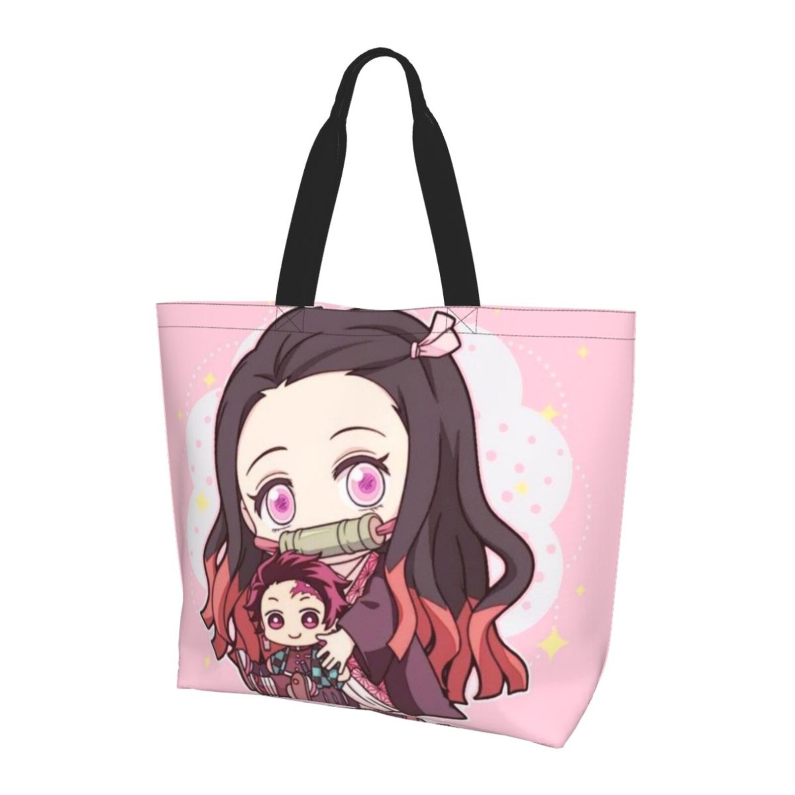 Demon Slayer Tote Bag For Women, Handbags With Inner Pocket Casual Lady ...
