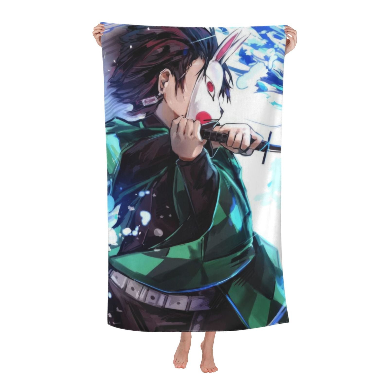Demon Slayer Towel Microfiber Oversized Lightweight Beach Towel Extra ...