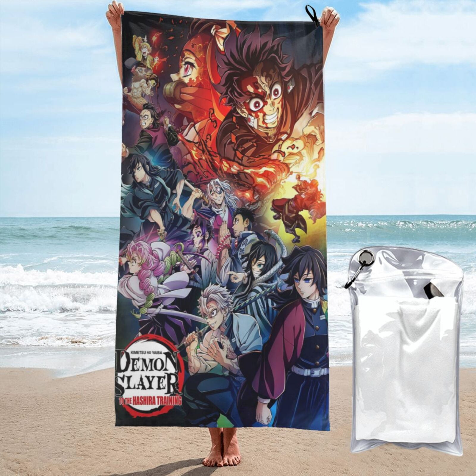 Demon Slayer Towel Microfiber Quick Drying Lightweight and Comfortable ...