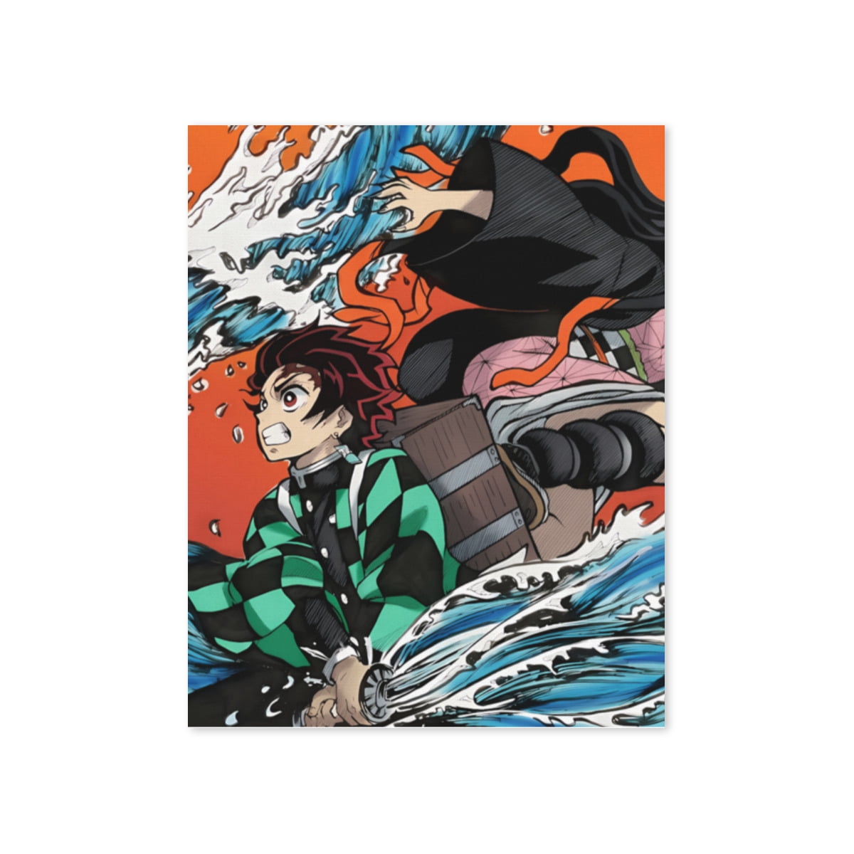 Demon Slayer Unframed Posters Canvas Art Posters Cartoon Posters ...