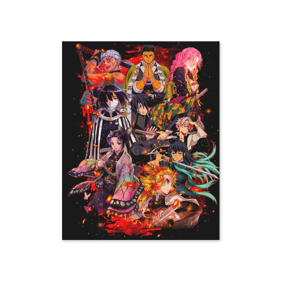 Demon Slayer Unframed Posters Canvas Art Posters Cartoon Posters ...