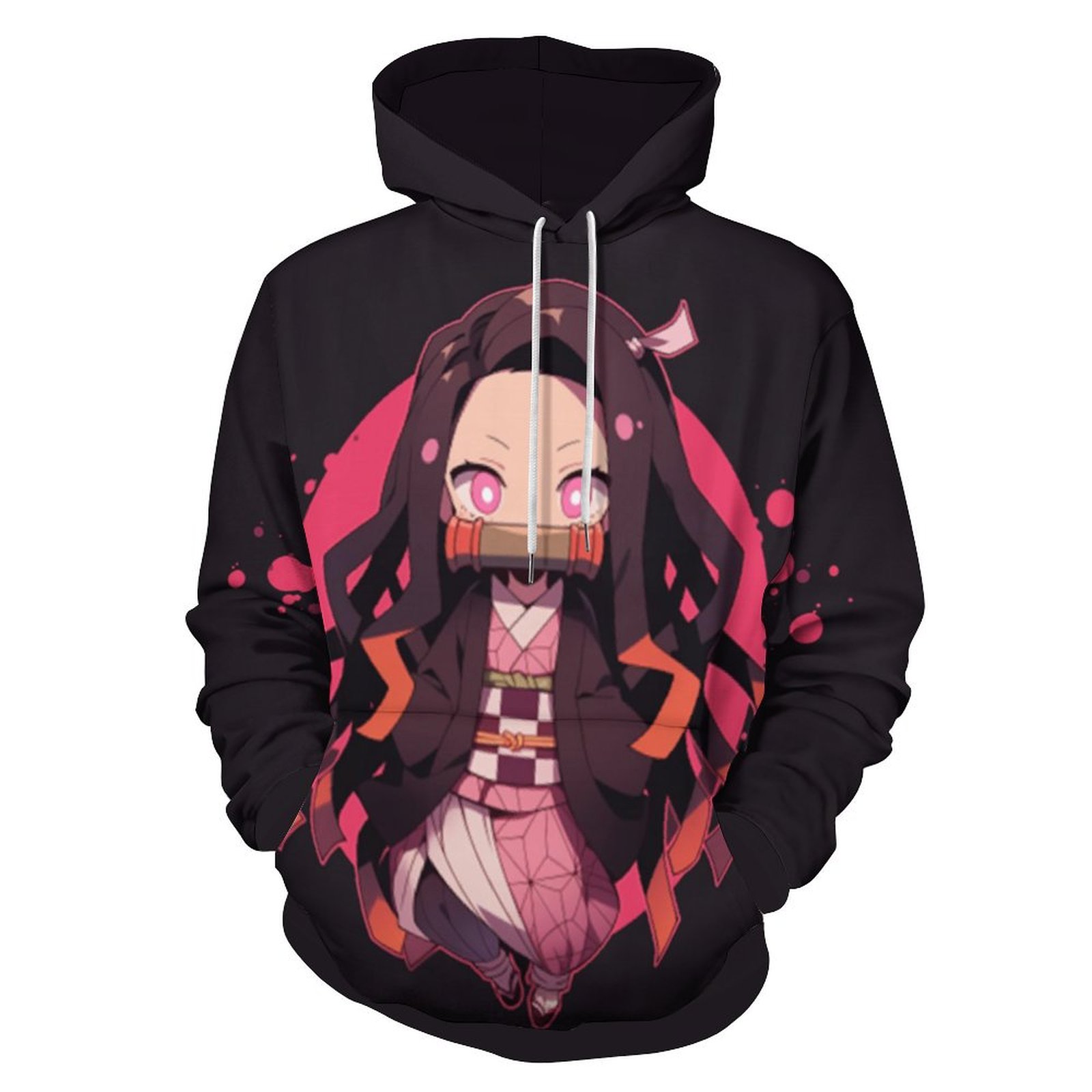 Demon Slayer Unisex Sweatshirts Loose Pullover Sweater Hooded Hoodie 3D ...