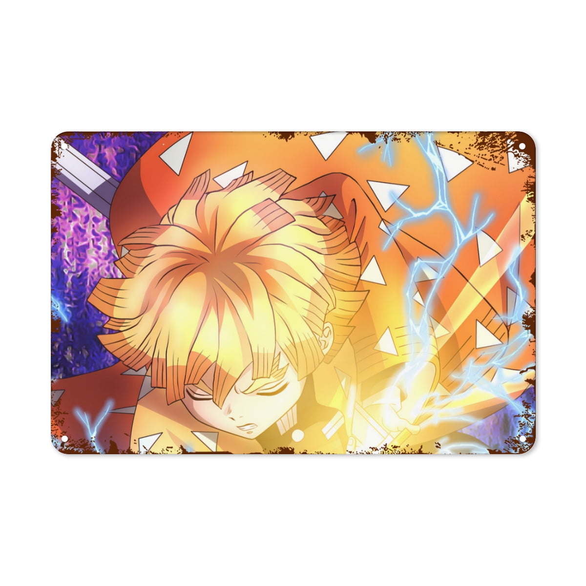 Demon Slayer Vintage Movie Metal Tin Sign Wall Art Decor 8" x 12 ...