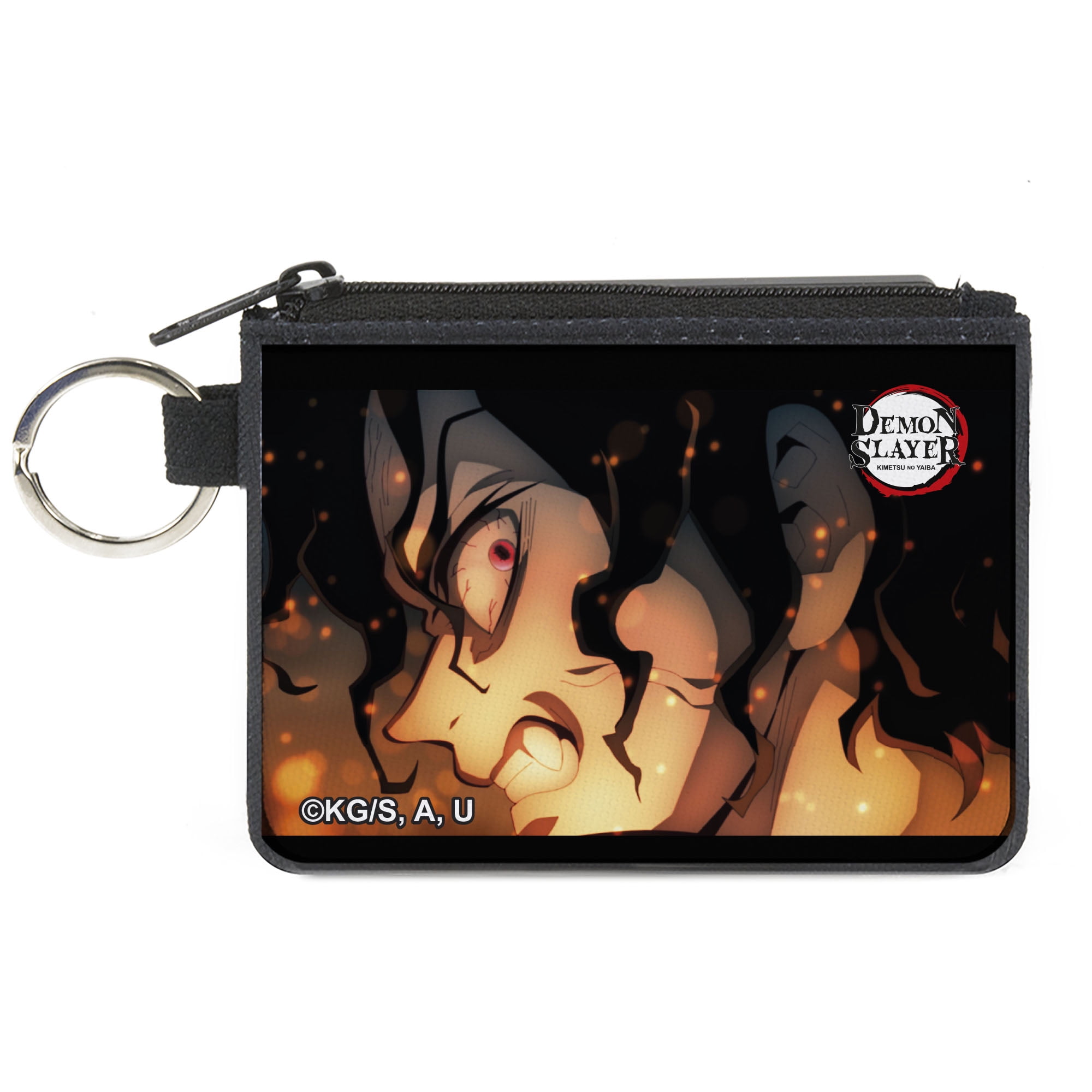 Demon Slayer Wallet, Coin Purse, Demon Slayer Muzan Kibutsuji Flame ...