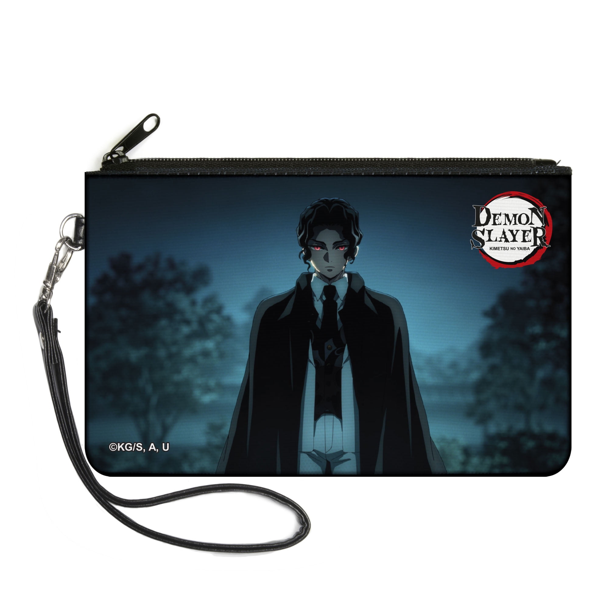 Demon Slayer Wallet, Zip Clutch, Demon Slayer Muzan Kibutsuji Standing ...