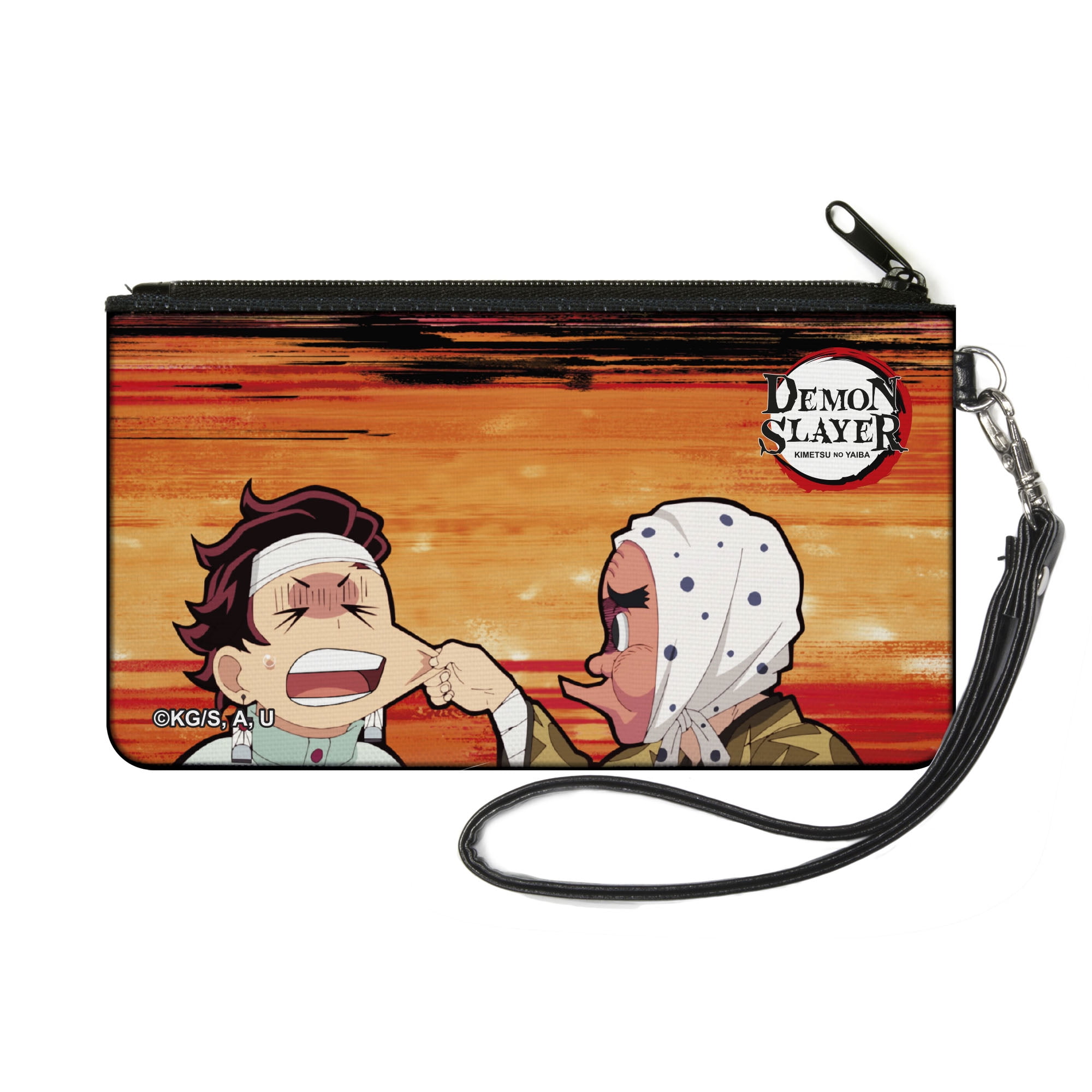 Demon Slayer Wallet, Zip Pouch, Demon Slayer Chibi Tetsumotonaka ...