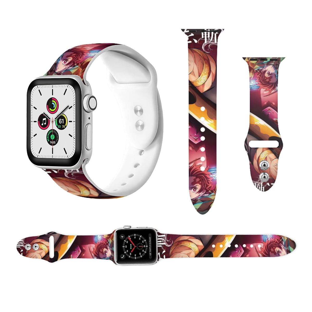 Demon Slayer Watch Band Compatible with Apple Watch Band 40mm ...