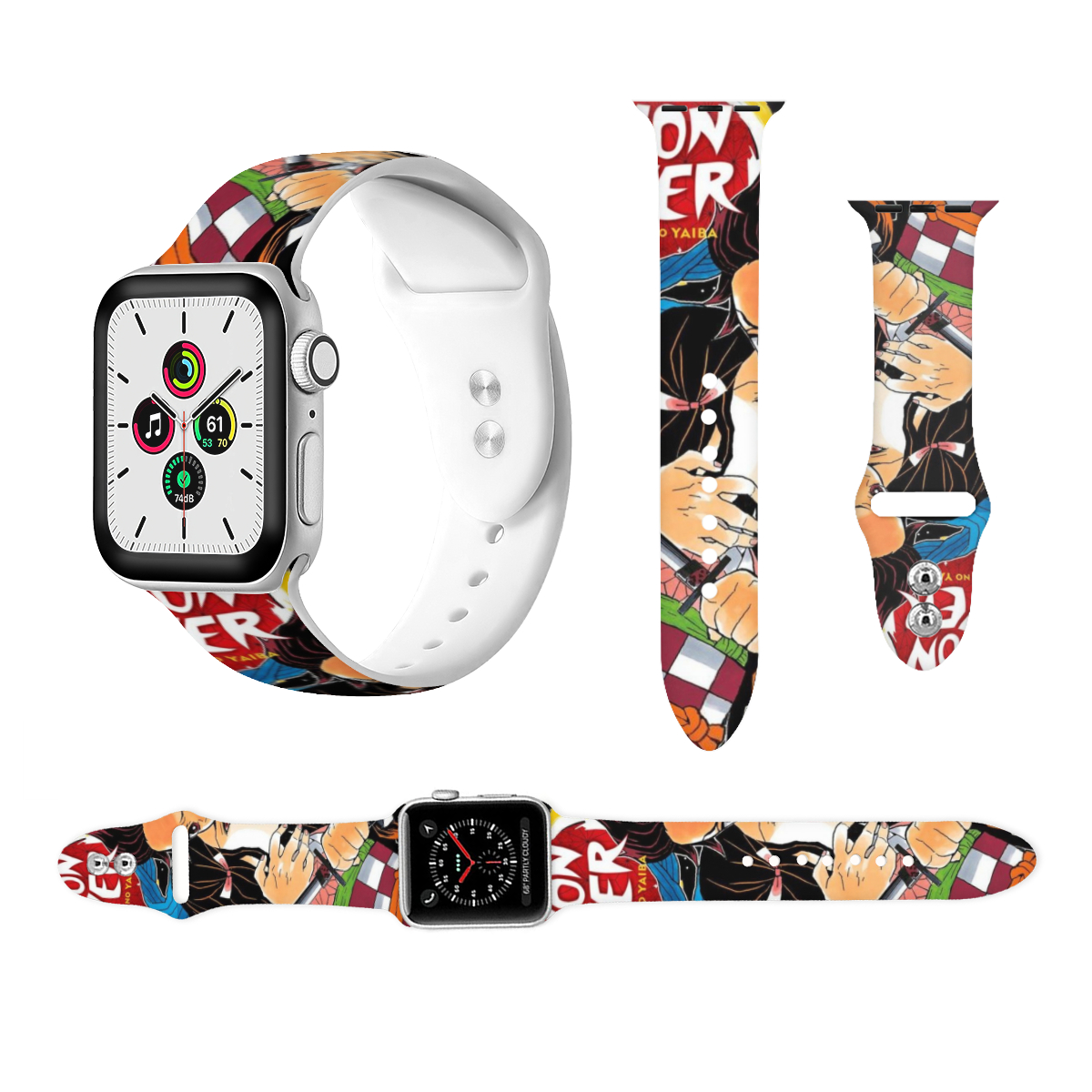 Demon Slayer Watch Band Compatible with Apple Watch Band 40mm ...
