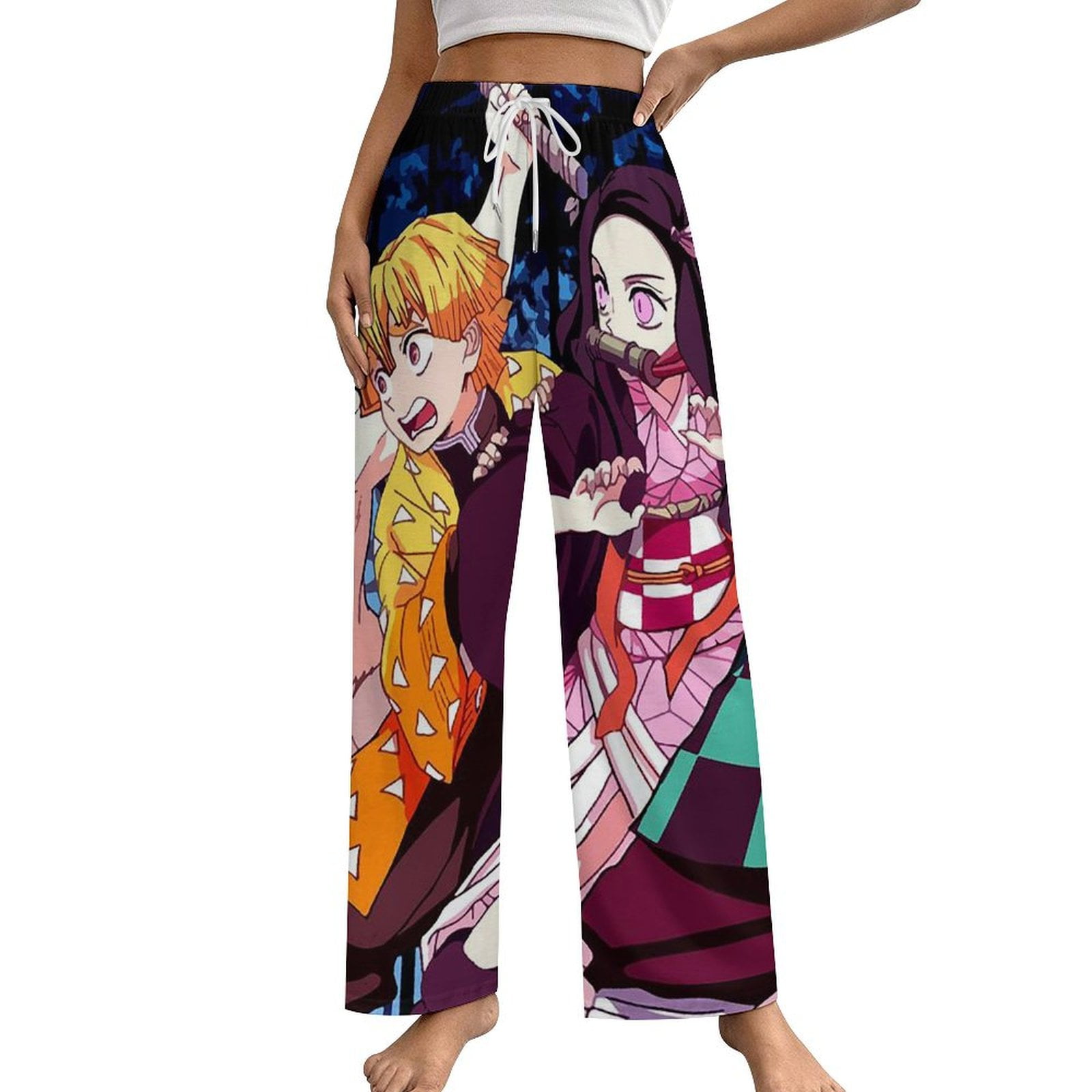 Demon Slayer Womens Comfy Pajama PJ Pants Lounge Pants Sleepwear ...