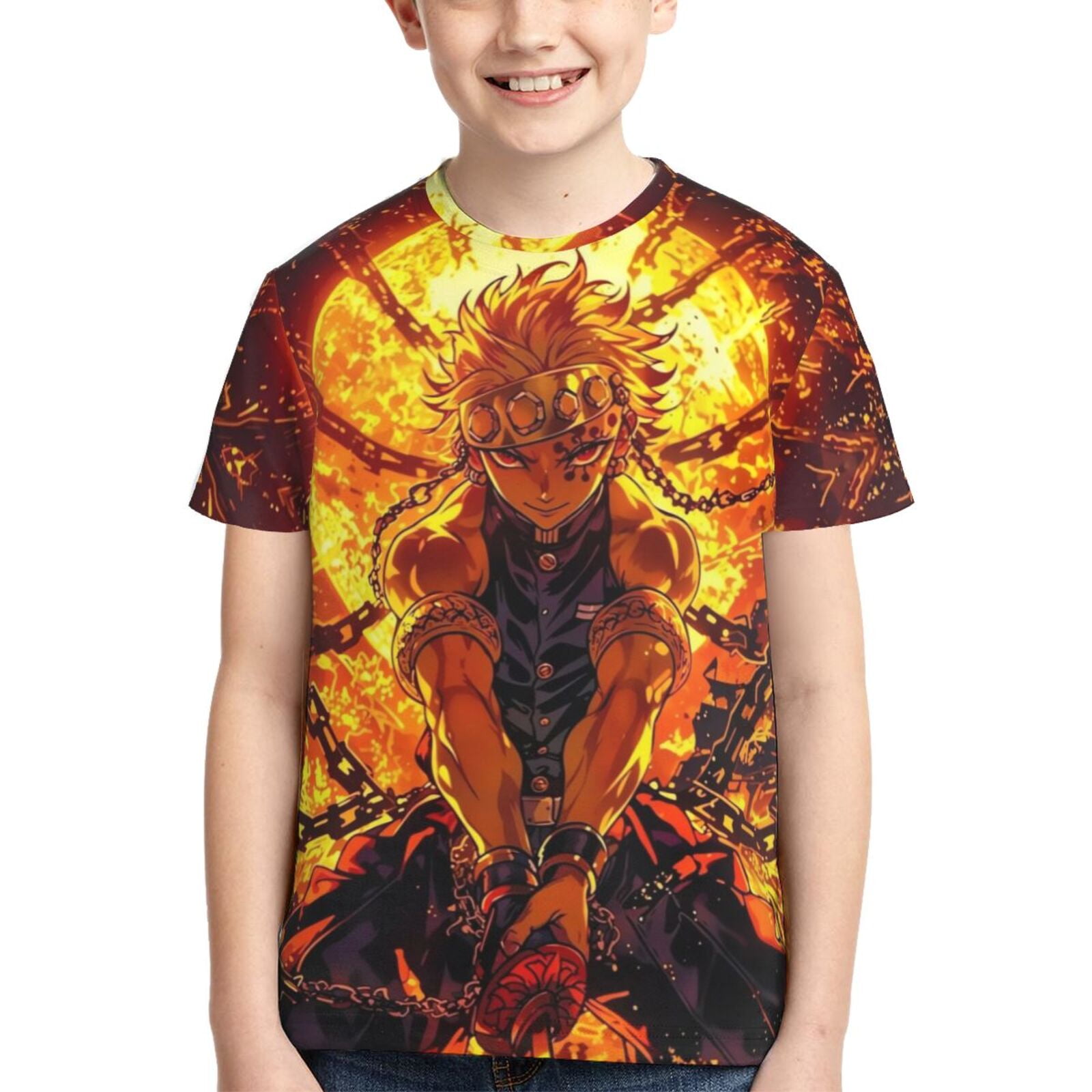 Demon Slayer Zenitsu Agatsuma Kids T-Shirt 3d Printed Graphic T-Shirts ...