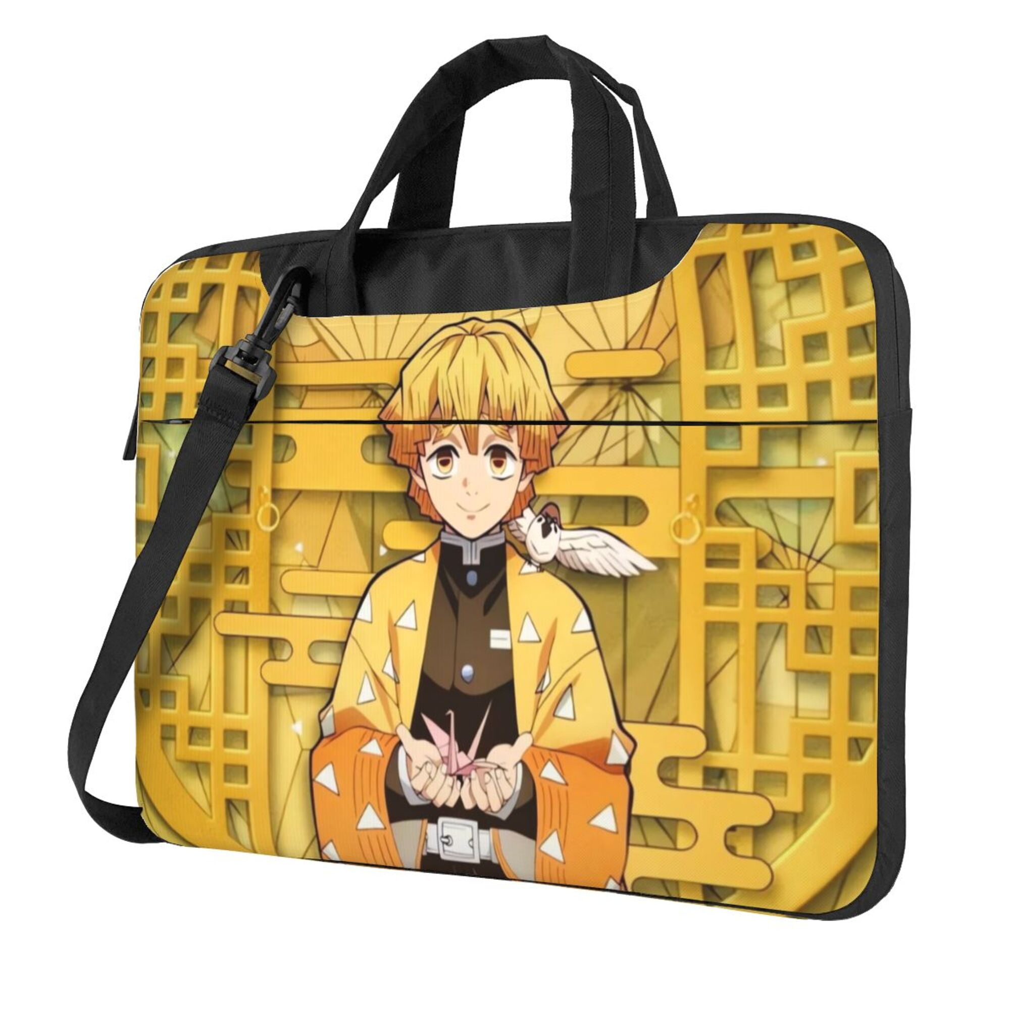 Demon Slayer Zenitsu Agatsuma Laptop Bag Laptop Case Computer Notebook ...
