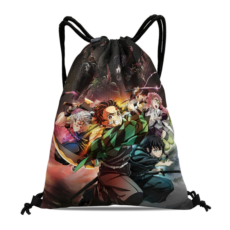 Demon Slayer canvas Tote Bag for Women Aesthetic Cute Cat Shopping ...