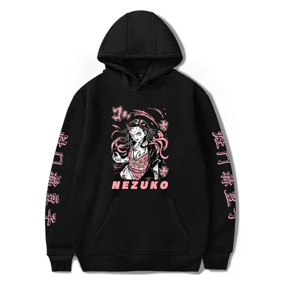 Demon Slayer cool and flashy street style Versatile HoodieCasual ...