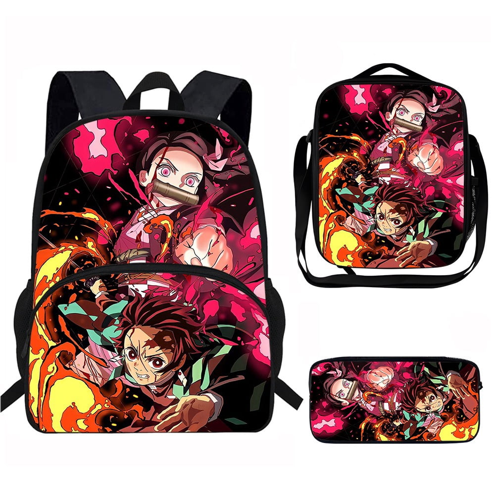 Demon Slayer schoolbag, Oxford high-quality anime schoolbag, male ...