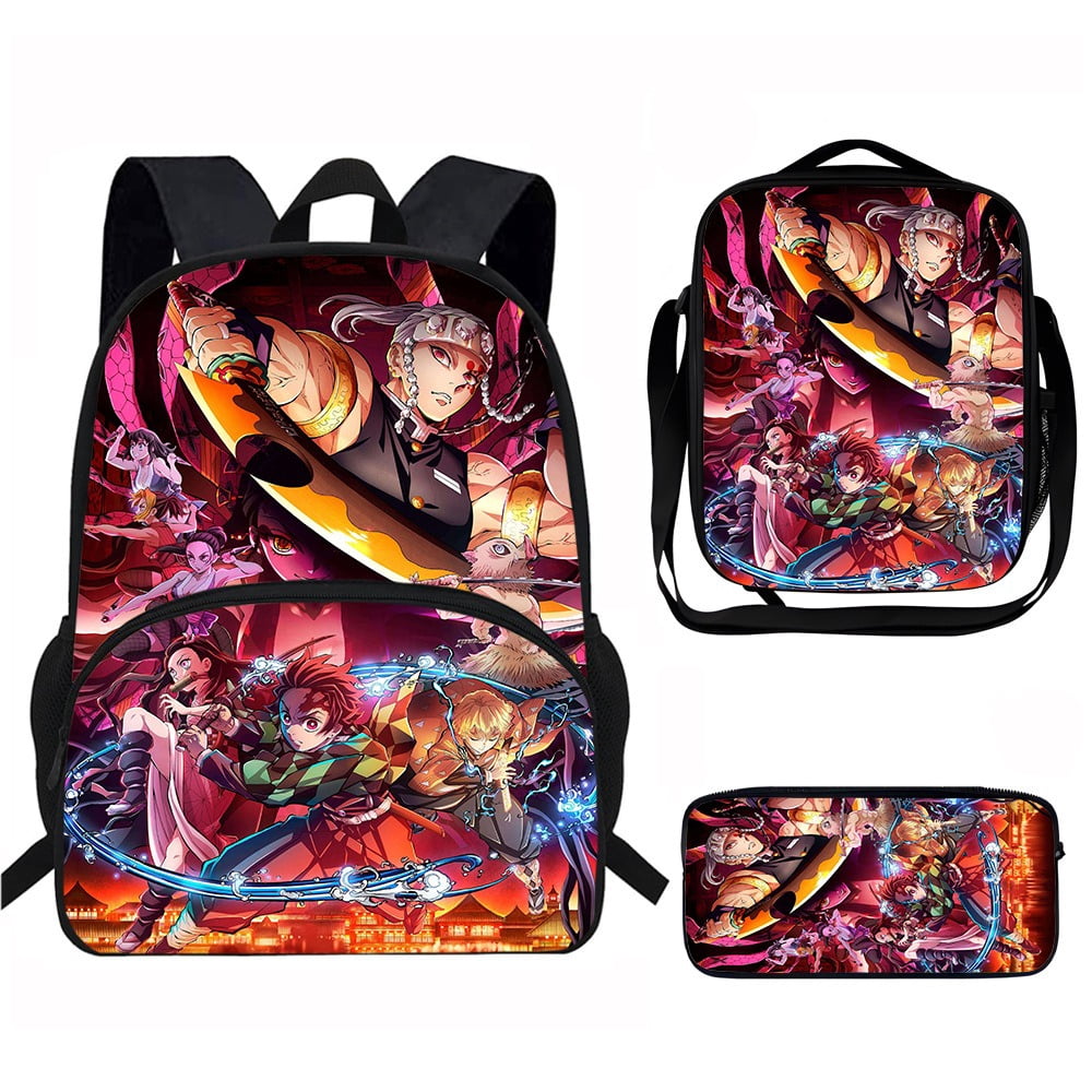 Demon Slayer schoolbag, Oxford high-quality anime schoolbag, male ...