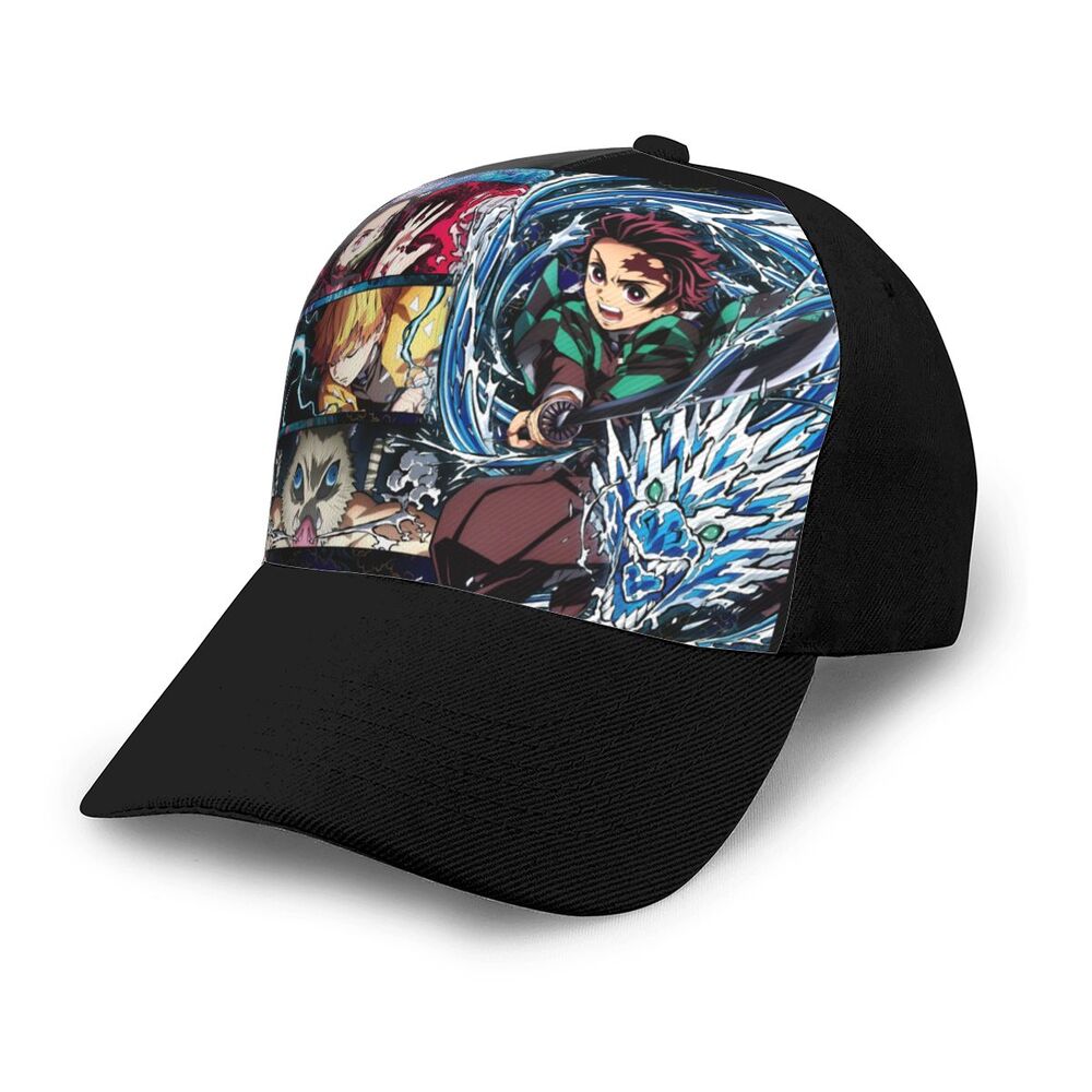 Demon Tanjiro Kamado Adult Women Men Adjustable Casquette Baseball Cap ...