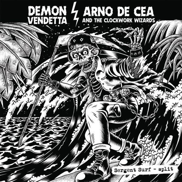 Demon Vendetta/Arno De Cea Sergent Surf (Vinyl Record) 10" Single ...