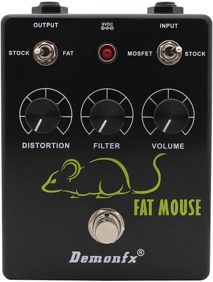 DemonFx Fat Mouse Distortion Fuzz Pro Co Sound Fat Rat Clone Pedal ...