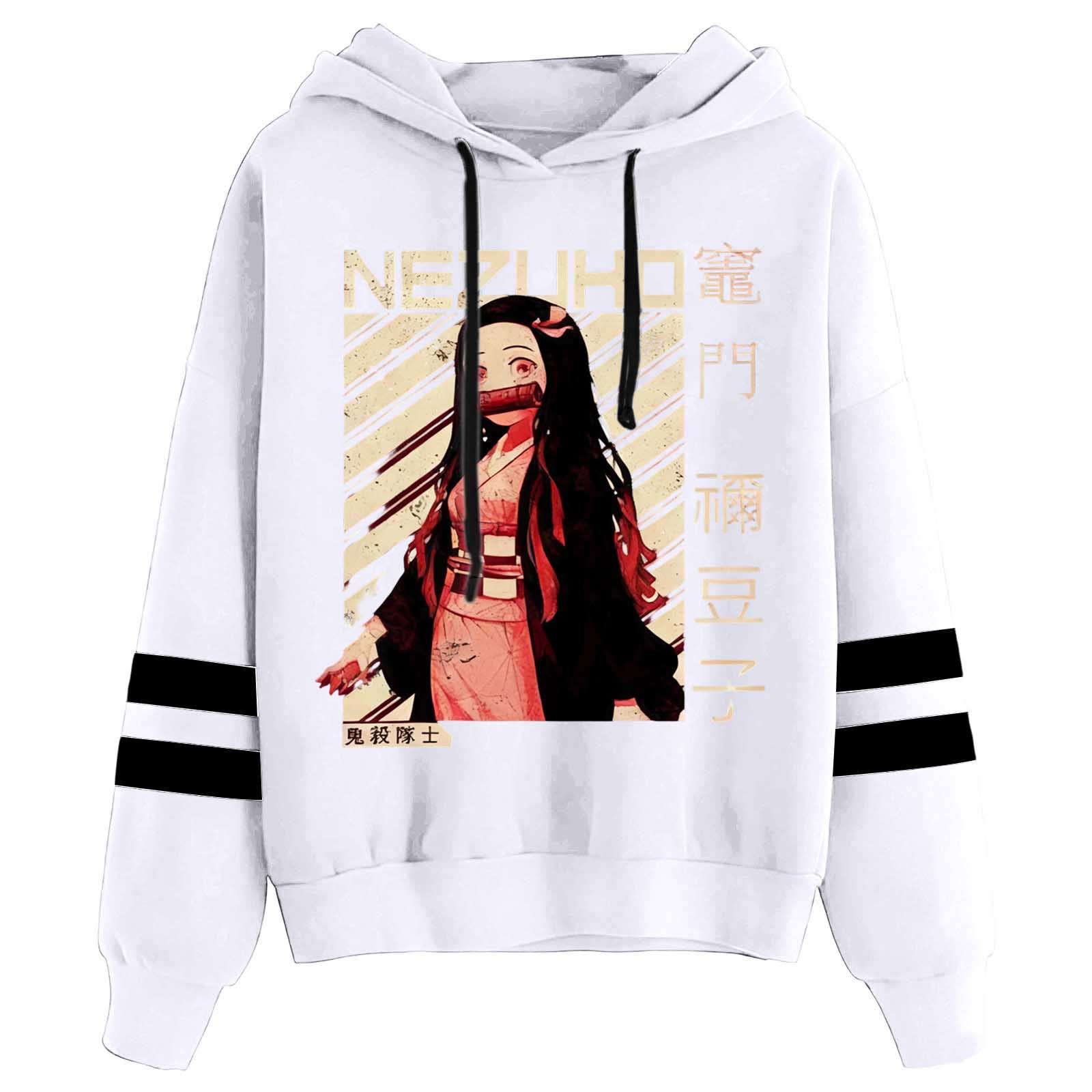 DemonSlayer Kamado Nezuko Pullover Hoodie Autumn Winter Fashion Long ...