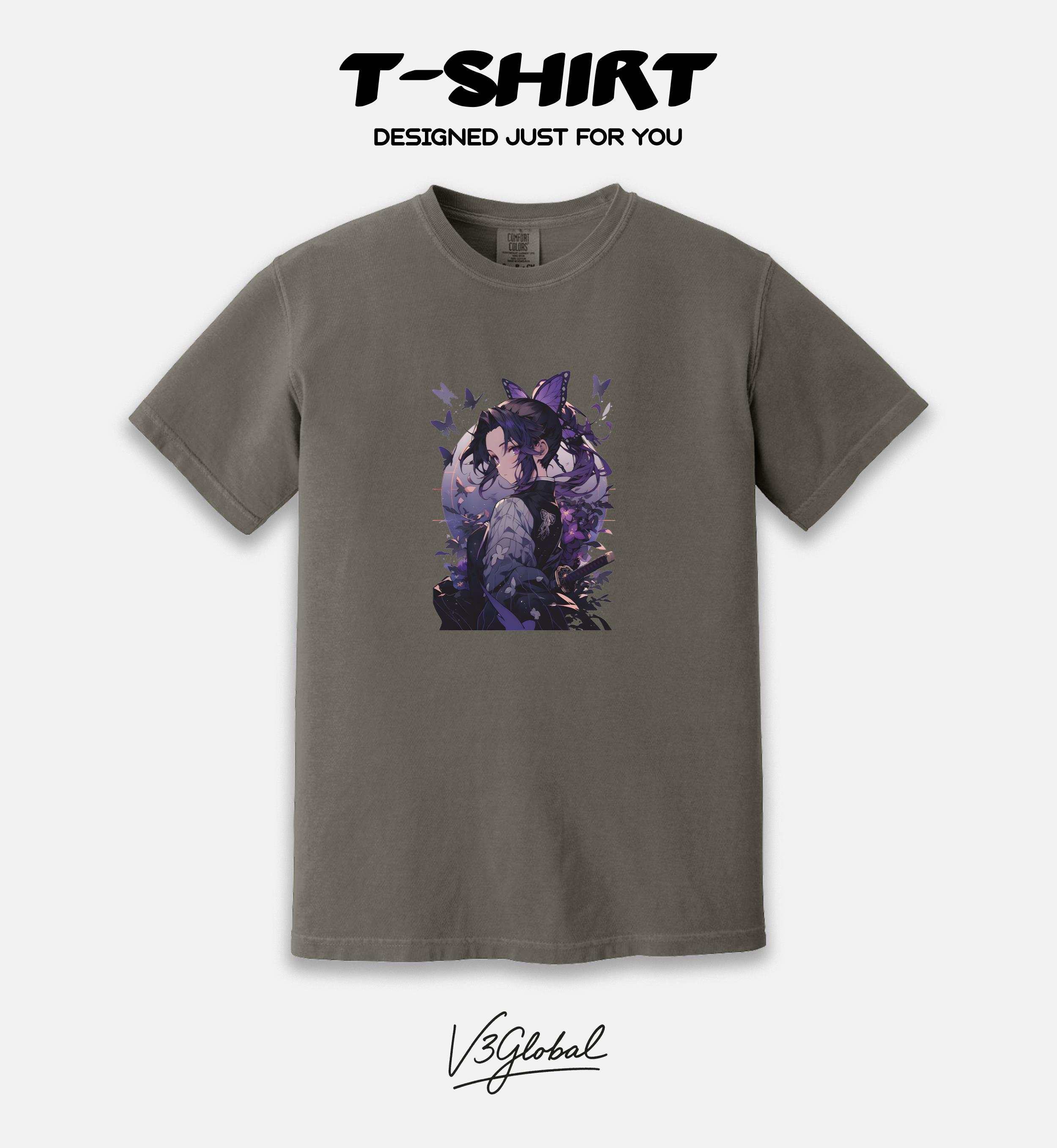 DemonSlayer Shinobu Kocho AnimeFan Comfort Color T-Shirt, for men ...
