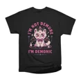 Demonic Cat T-Shirt Tee Gift For Him Merch For Her Apparel For Friend ...