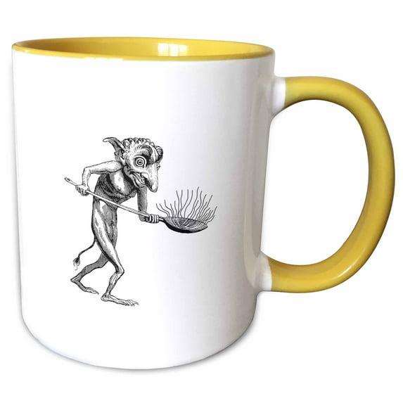 3drose, Demonic Personification Fire Fireworks and Fried Food, 11oz Two ...