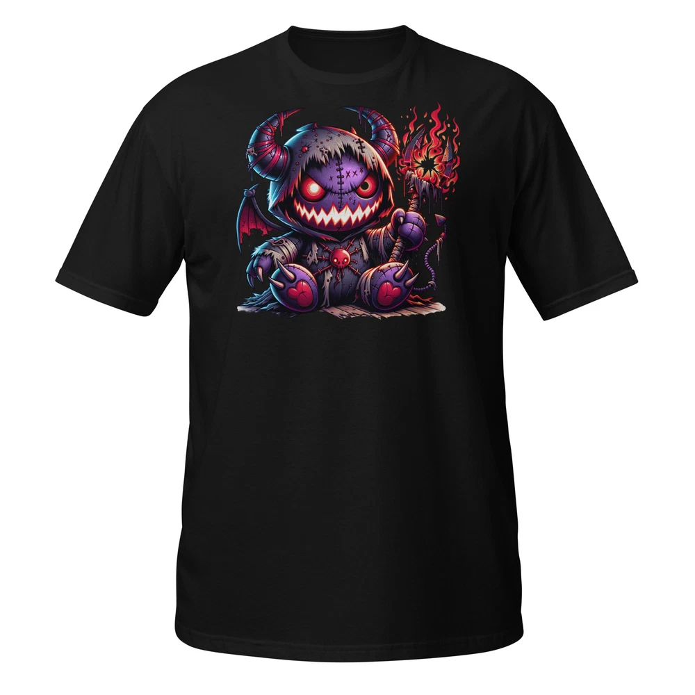 Demonic Plush Mage Gothic Flame Wizard Monster Creepy Cute Unisex T ...