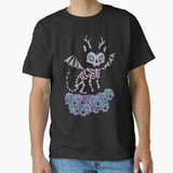 Demonic Skeleton Cat on Skeleton Head Cute But Cursed H38511 Unisex T ...