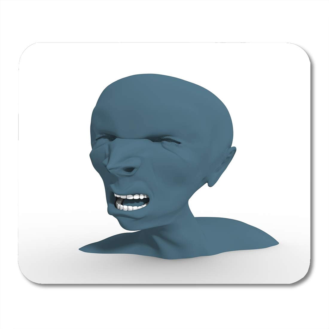 Demonic Ugly Face Devil Scream Character Demon Monster Screaming with ...