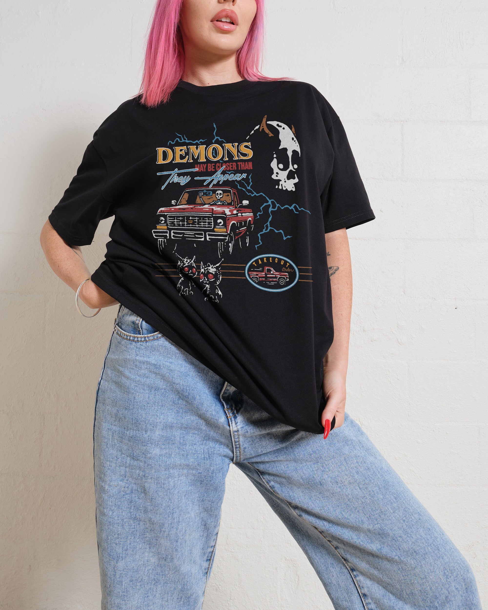 Demons May Be Closer Than They Appear T-Shirt gender_mens - Walmart.com