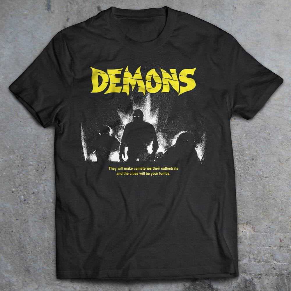 Demons T-Shirt, Dario Argento, Lamberto Bava, 80s Horror Shirt, Slasher ...