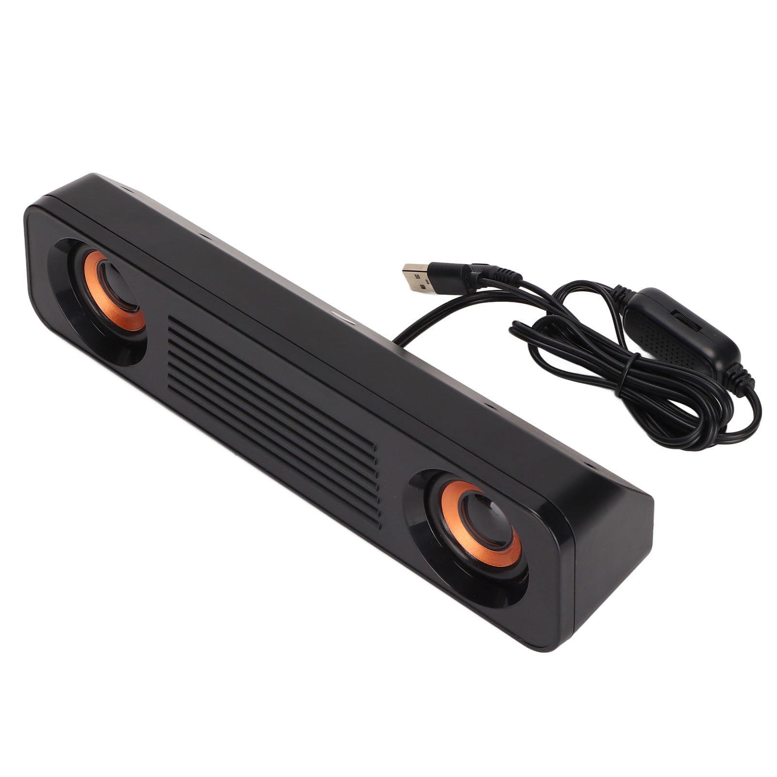 Compact Wired Speaker, USB PC Surround Audio, Stereo 3.5mm Plug for TV ...
