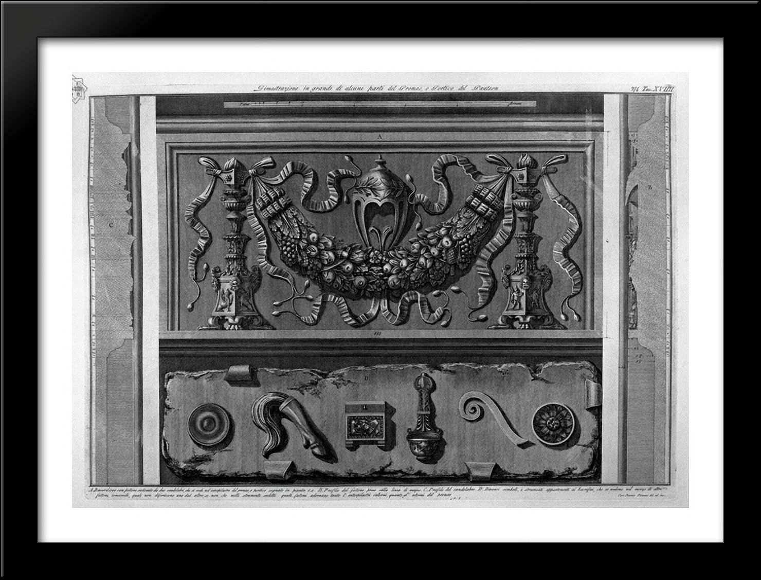 Demonstration in large parts of the pronaos of the Pantheon and Portico ...