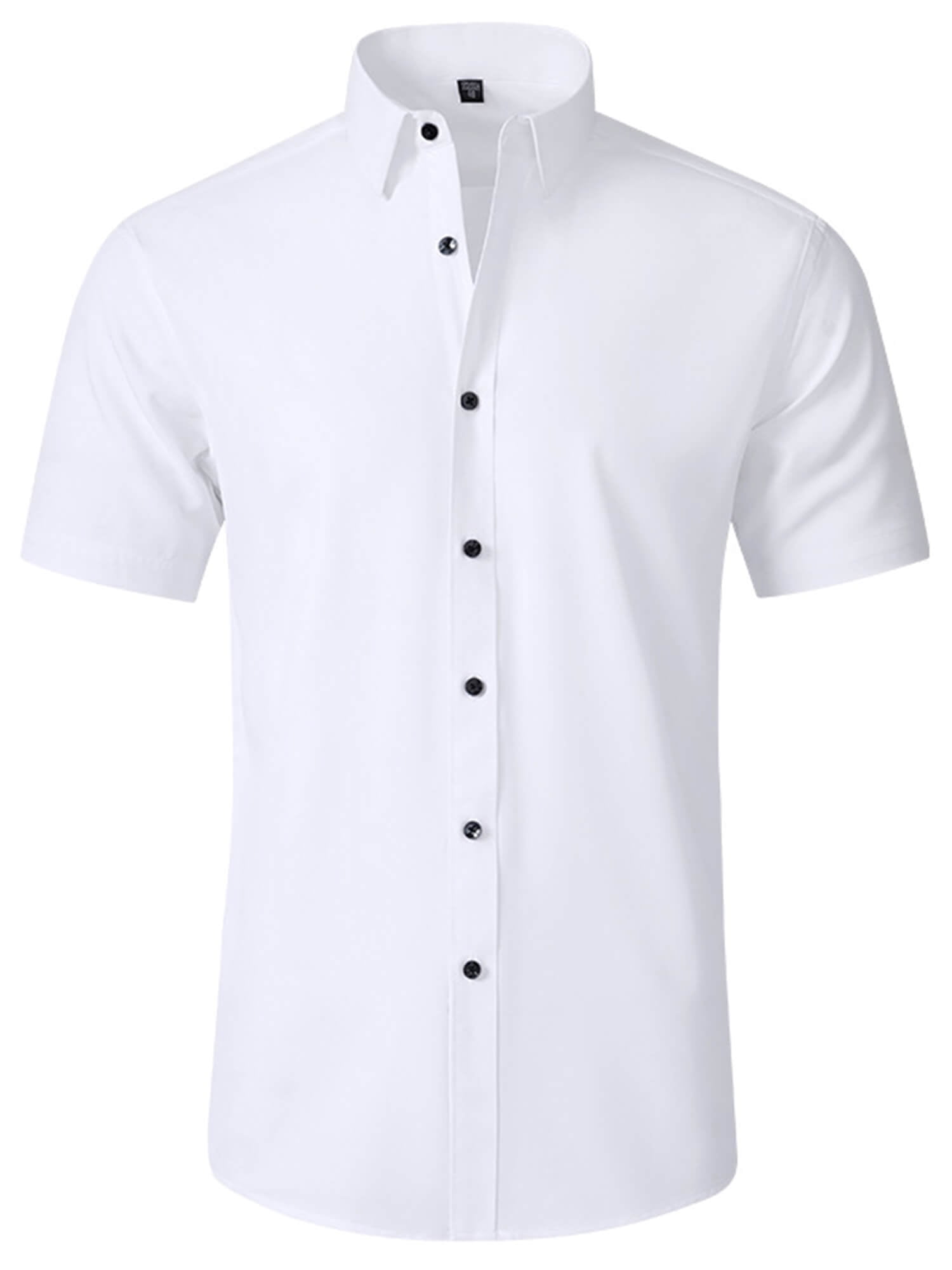 Demotime Mens Button Down Shirt Casual Summer Short Sleeve Shirts for ...