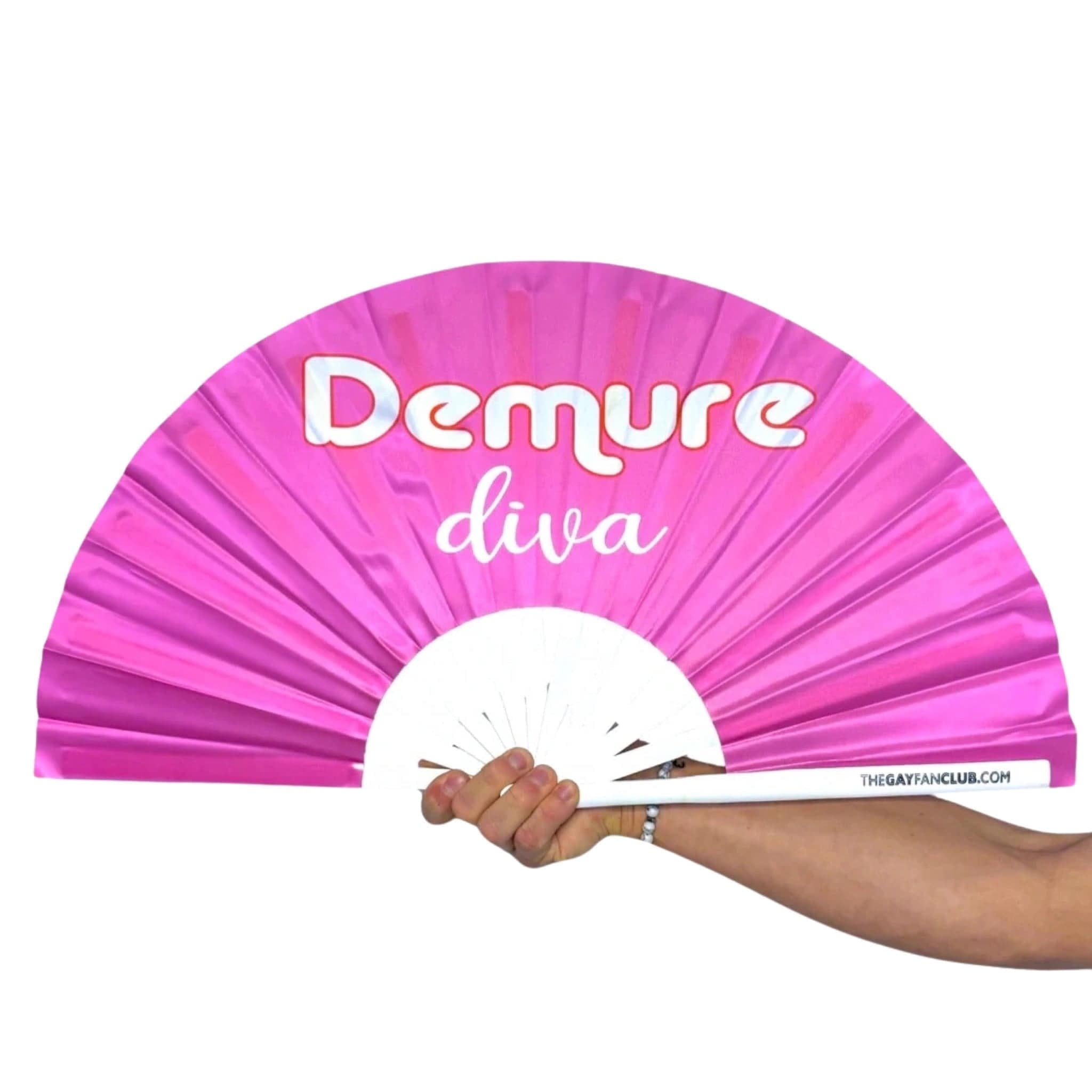 Demure Diva Fan by The Gay Fan Club, Folding Clack Hand Fans - Walmart.com